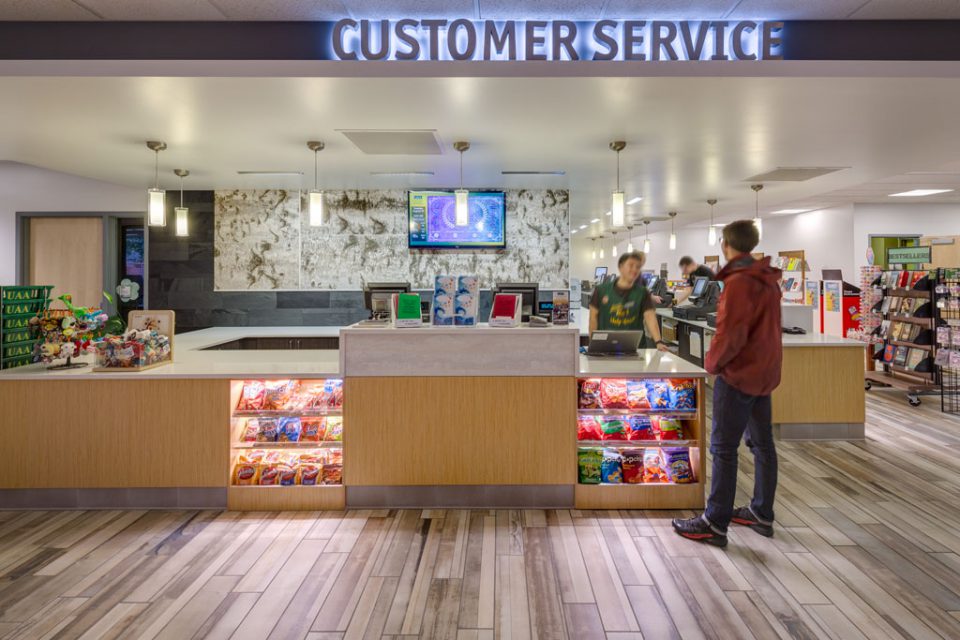 UAA Campus Bookstore Renovation » MCG Explore Design